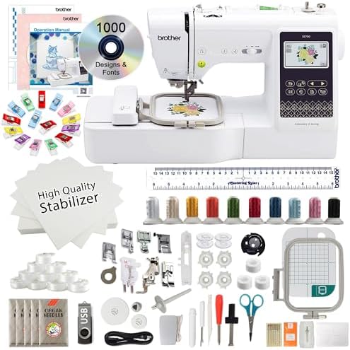 Amazon.com: Brother SE700 Embroidery & Sewing Machine with Starter Bundle