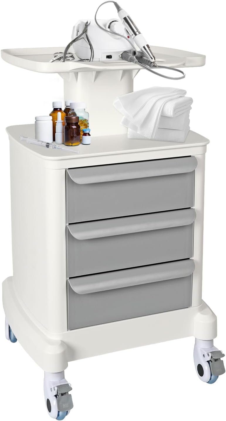 Amazon.com: Pochar Medical Crash Cart with Emergency Accessory ...