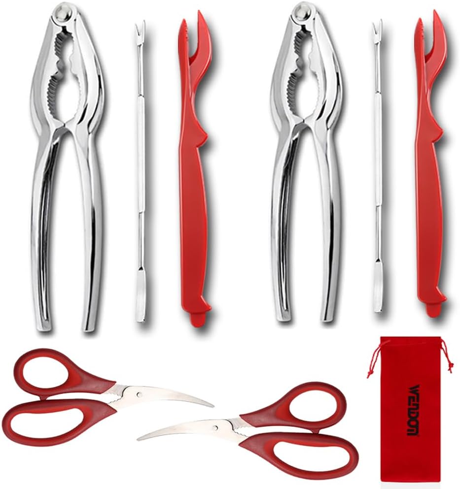 Amazon.com: Crab Crackers and Tools Stainless Steel Lobster Crackers ...