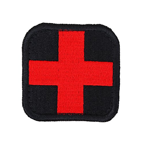 Medic Red Cross First Aid Tactical Military Morale Embroidered Patch ...