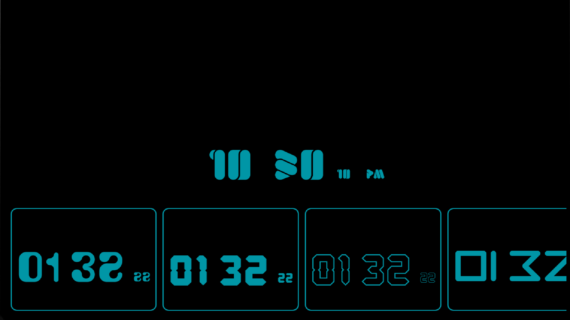 Digital Clock TV- Clock styles for your TV - App on Amazon Appstore
