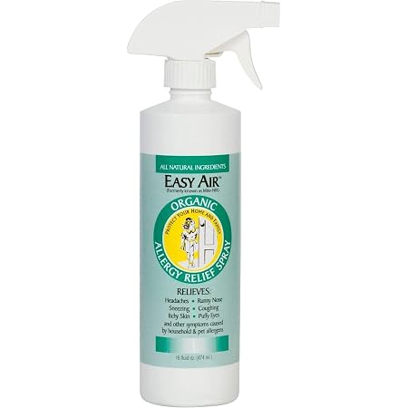 Amazon.com: Easy Air Organic Allergy Relief Spray 32-oz, Clear Liquid ...