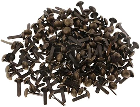 200Pcs Metal Paper Fasteners Round Brass Fasteners Split Pins for DIY ...
