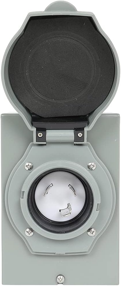 Amazon.com: SCITOO Generator Power Inlet Receptacle 30 Amp 125 V NEMA ...