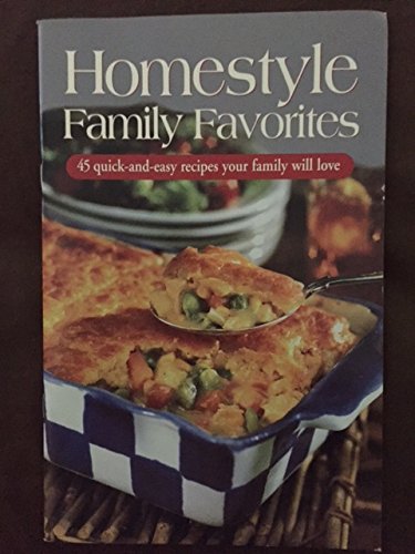 HOMESTYLE FAMILY FAVORITES: VARIOUS: 9780848729561: Amazon.com: Books
