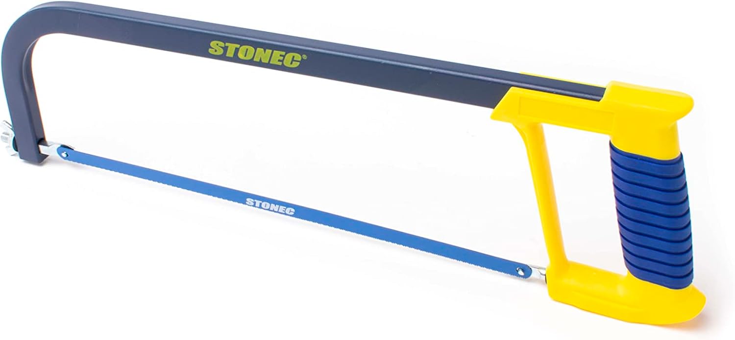 Stonec Hacksaw with Rubber Grip Handle, 300 mm - 12-Inch Size : Buy ...