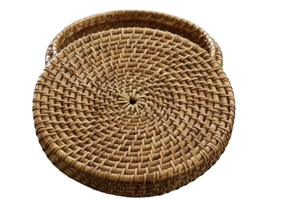 SCISSORS CRAFT | Handicrafts Round Cane Box | Storage Box | : Amazon.in ...