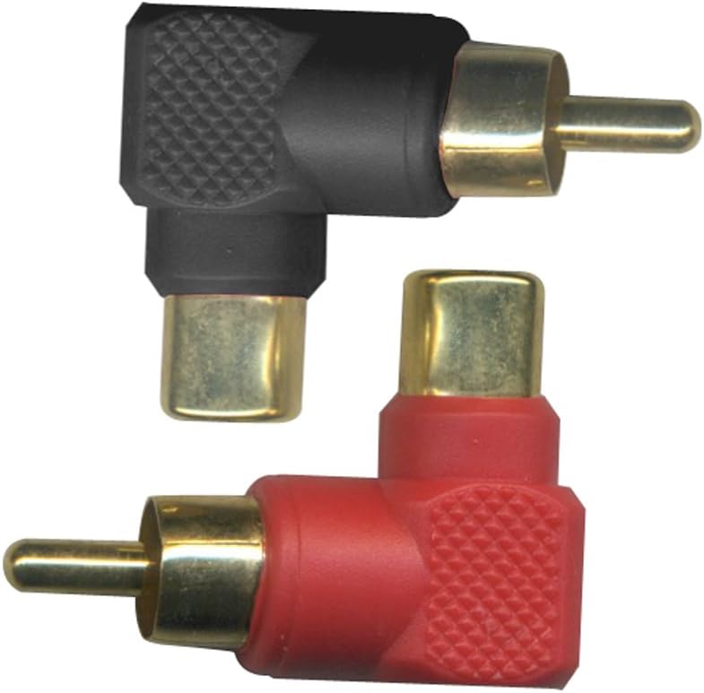 Stinger SGI22 Male/Female Right Angle RCA Adapters – BigaMart