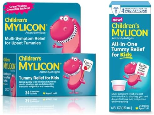 Amazon.com: MYLICON Children's Tummy Relief for Kids Bundle : Health ...
