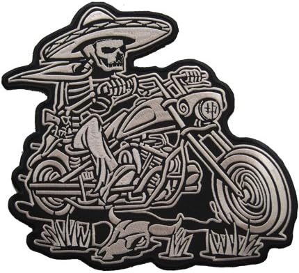 Amazon.com: Bandito Comic Bandido Skeleton Rider Free Biker MC Iron on ...
