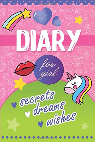 DIARY for girl. Secrets, dreams, wishes. Interesting tasks and games ...