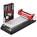 Saker Honing Guide with Whetstone - Red Off-Center Upgraded Honing Tool ...