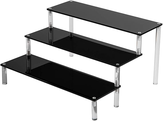 Amazon.com: BYCY Black Acrylic Display Stand Perfume Display Stand, 3 ...