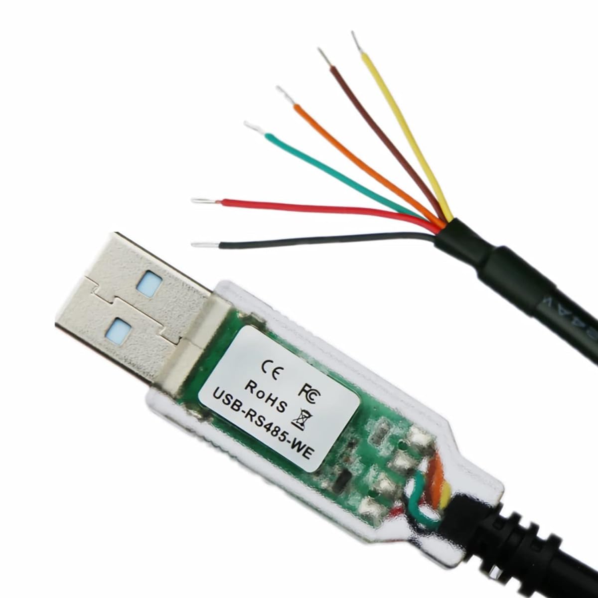 USB-RS485-WE-1800-BT Cable USB to RS485 UART Serial Adapter Converter Cable, USB-RS485-WE Cable ...