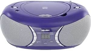 Bush Portable CD & MP3 Player Stereo Boombox - Purple: Portable ...