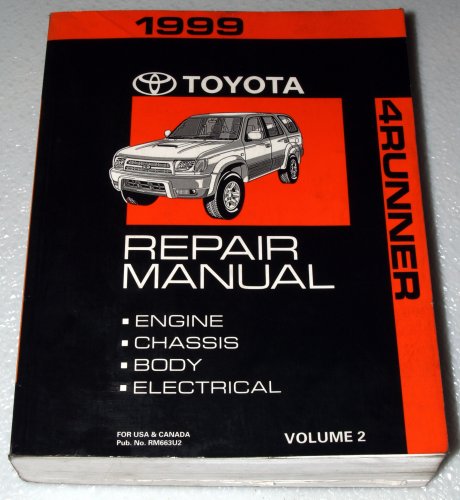 1999 Toyota 4Runner Factory Repair Manual (RZN180, RZN185, VZN180 ...