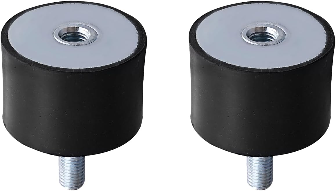 Amazon.com: 2PCS M12 Rubber Vibration Isolator 60 x 40mm (DxL) Rubber ...