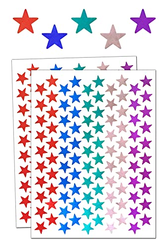 Snapklik.com : 1000 Pack, Foil Star Stickers For Reward
