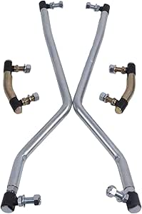 Amazon.com: Chamixx LH and RH Adjustable Steering Drag Link Set with ...