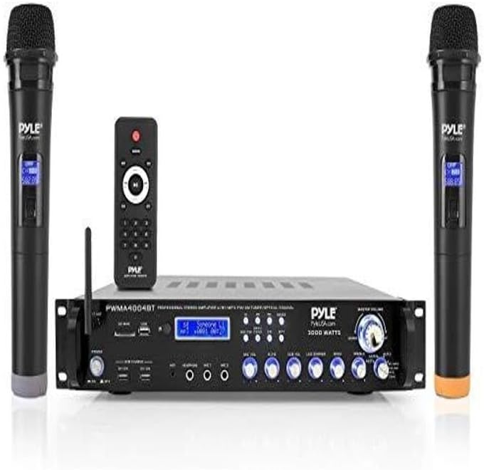 Amazon.com: Pyle Bluetooth Multi-Channel Hybrid Pre-Amplifier System ...