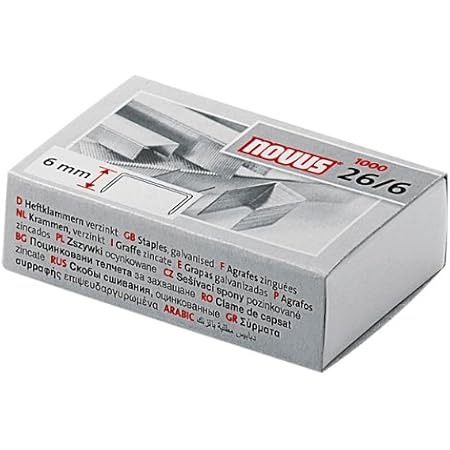 Rexel No.56 26/6 mm Standard Staples, For Stapling up to 20 Sheets, Use ...