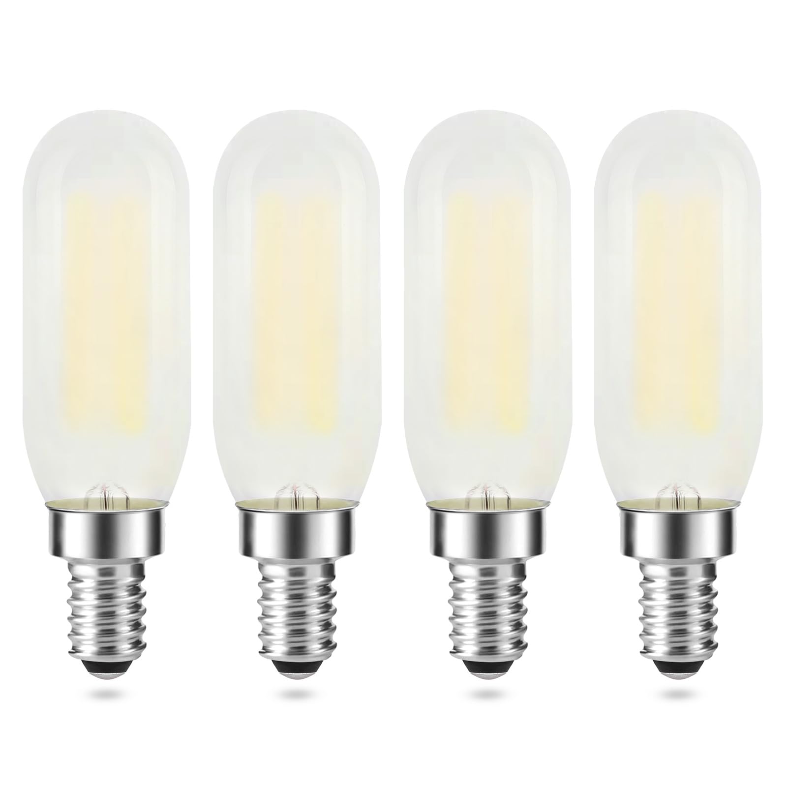 Frosted E12 LED Bulb Dimmable, T6/T25 Candelabra LED Light Bulbs 25W ...