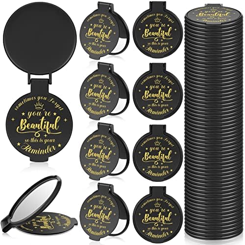 Amazon.com: Gulfmew 36 Pcs 2.76 Inch Inspirational Compact Mirror Bulk ...