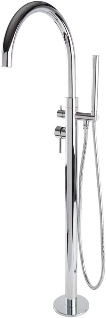Opera Floor Mount Tub Filler, Extended Spout, Trim Kit Only, Chrome ...