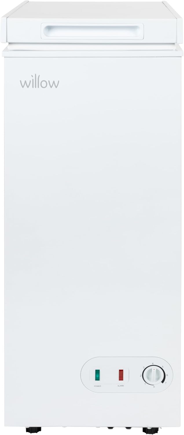 Willow WCF60W Freestanding 51L Chest Freezer with Removable Storage ...