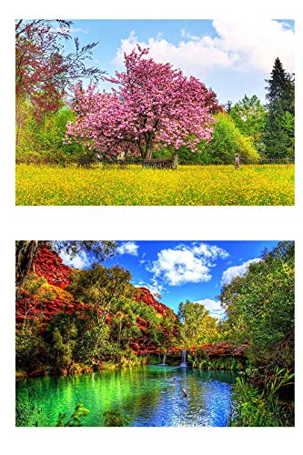 Blossom Tree Wall Poster Nature Poster|Beautiful Scenery Poster Combo ...