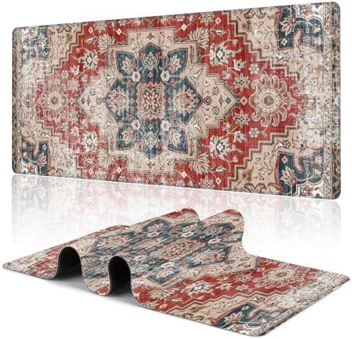 Amazon.com : Persian Rug Mouse Pad Carpet Boho Computer Desk Pad Mats ...