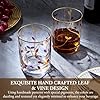 Amazon.com | MyGift 16 oz Clear Drinking Beverage Glasses Tumbler with ...