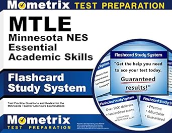 MTLE Minnesota NES Essential Academic Skills Flashcard Study System ...