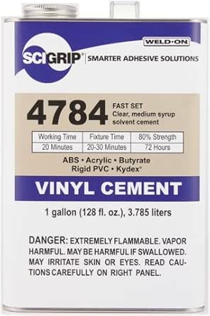 SCIGRIP IPS Weld-On #4784 Adhesive (Gallon): Amazon.com: Industrial ...