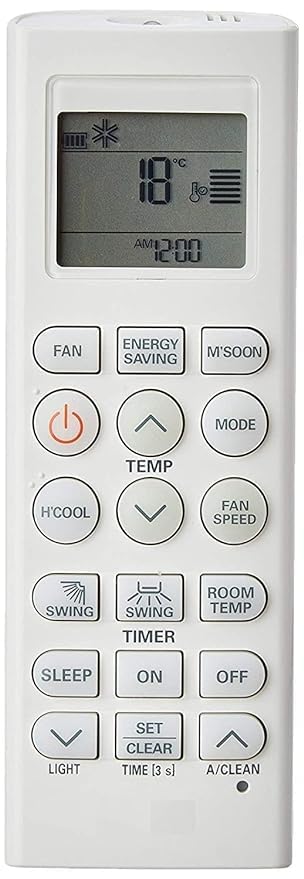 Remote Air Conditioner Remote Compatible for LG Split AC Remote Control ...