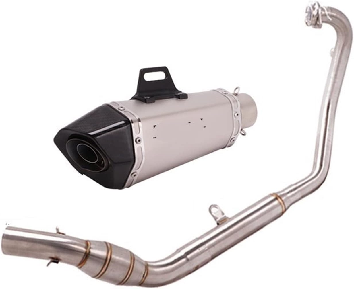Exhaust Muffler Slip On For CFMoto NK250 250SR 300NK Motorcycle Exhaust ...