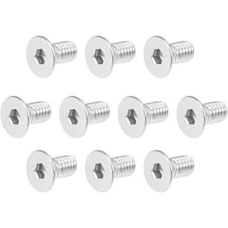 Amazon.com: uxcell M4x8mm Flat Head Machine Screws, Phillips Cross Screw, 304 Stainless Steel ...