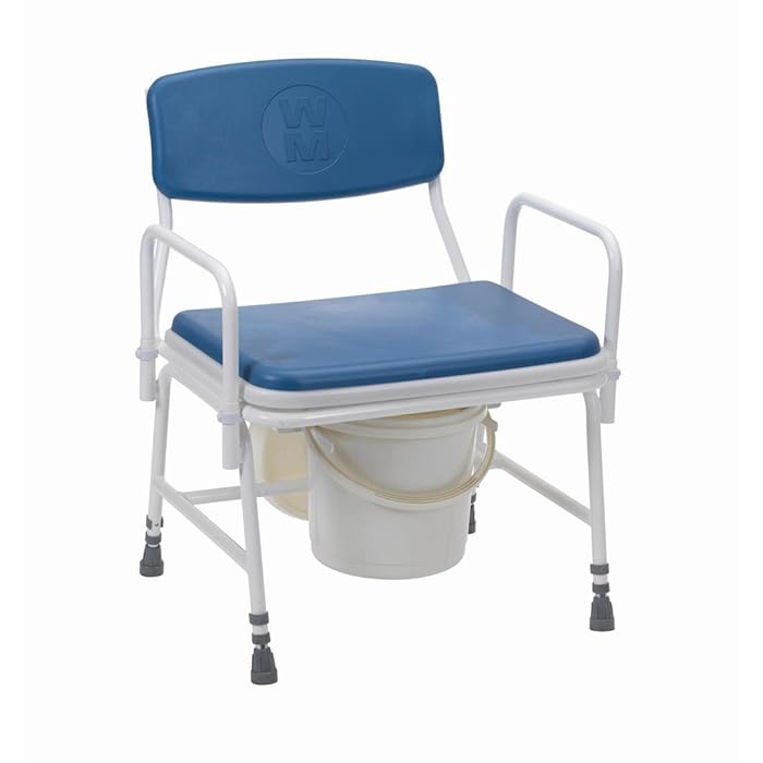Buy NRS Healthcare Heavy Duty Height Adjustable Bariatric Commode with ...