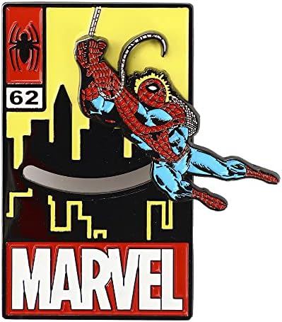 Amazon.com: Marvel Spiderman Animated Sliding Lapel Pin : Clothing ...