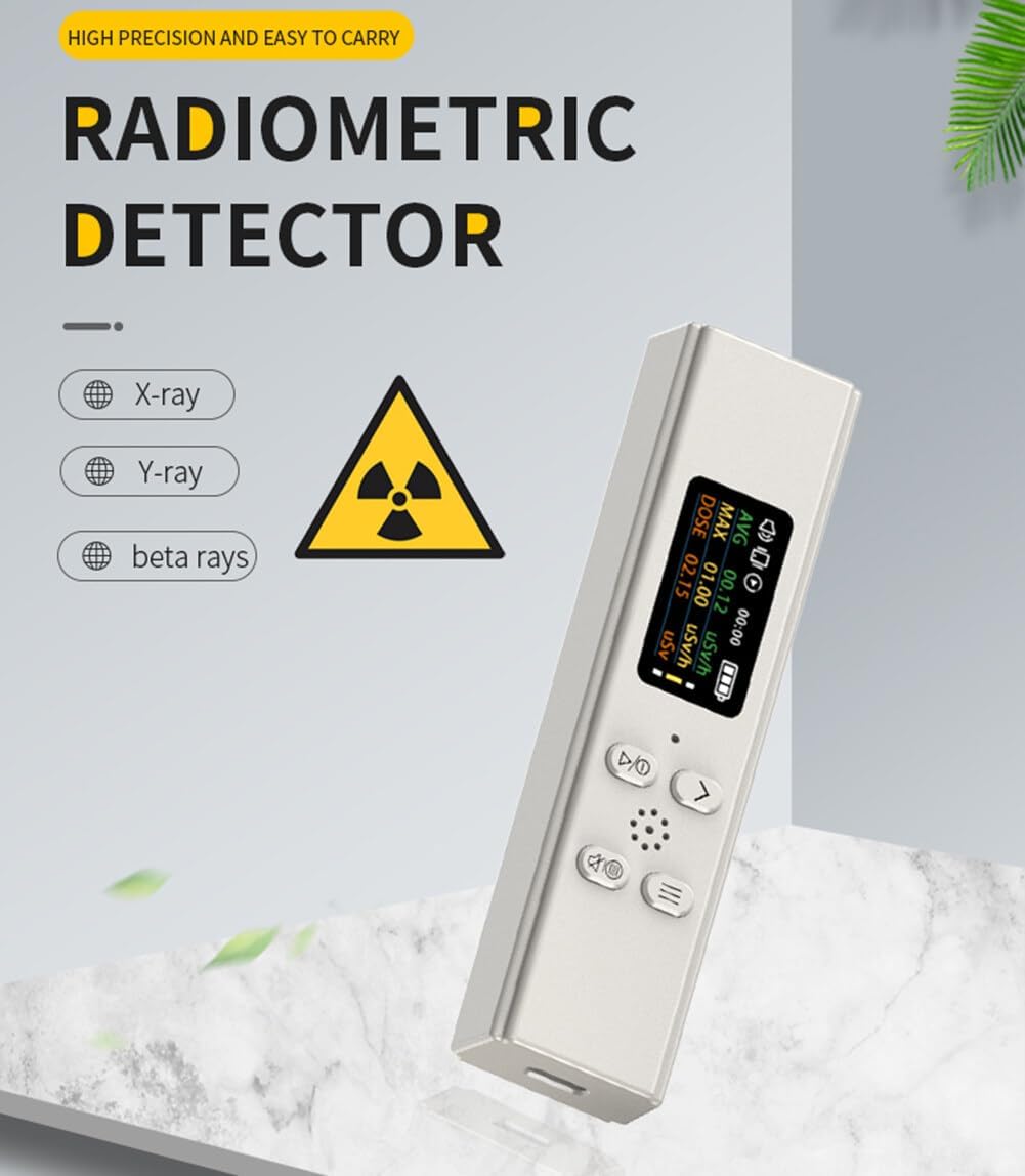 Digital Geiger Counter Detector de radiación nuclear portátil Dosímetro ...