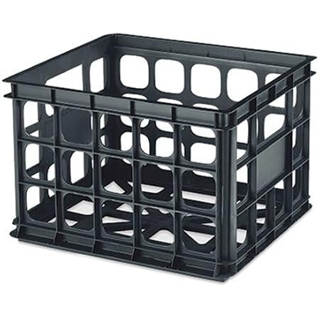 Amazon.com: Sterilite 16928006 Storage Crate, White, 6-Pack : Office ...