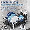 Amazon.com - GAOKASE Dish Drying Rack, Space-Saving Dish Rack, Dish Racks for Kitchen Counter ...