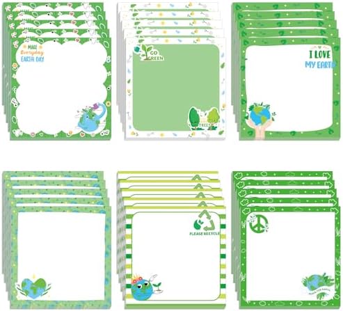Amazon.com : 30 Pack Earth Day Sticky Notes - 600 Sheets Save The Earth ...