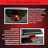 Amazon.com: Equipment Lock 5th Wheel Trailer Kingpin Lock - Powder ...