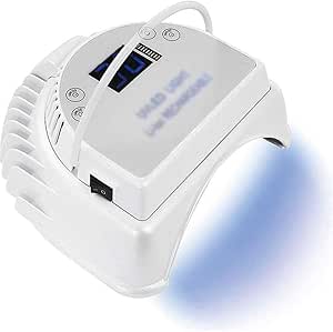 Amazon.com: SXNBH Nail Light，64W Rechargeable Gel Nail Lamp Led Nail ...