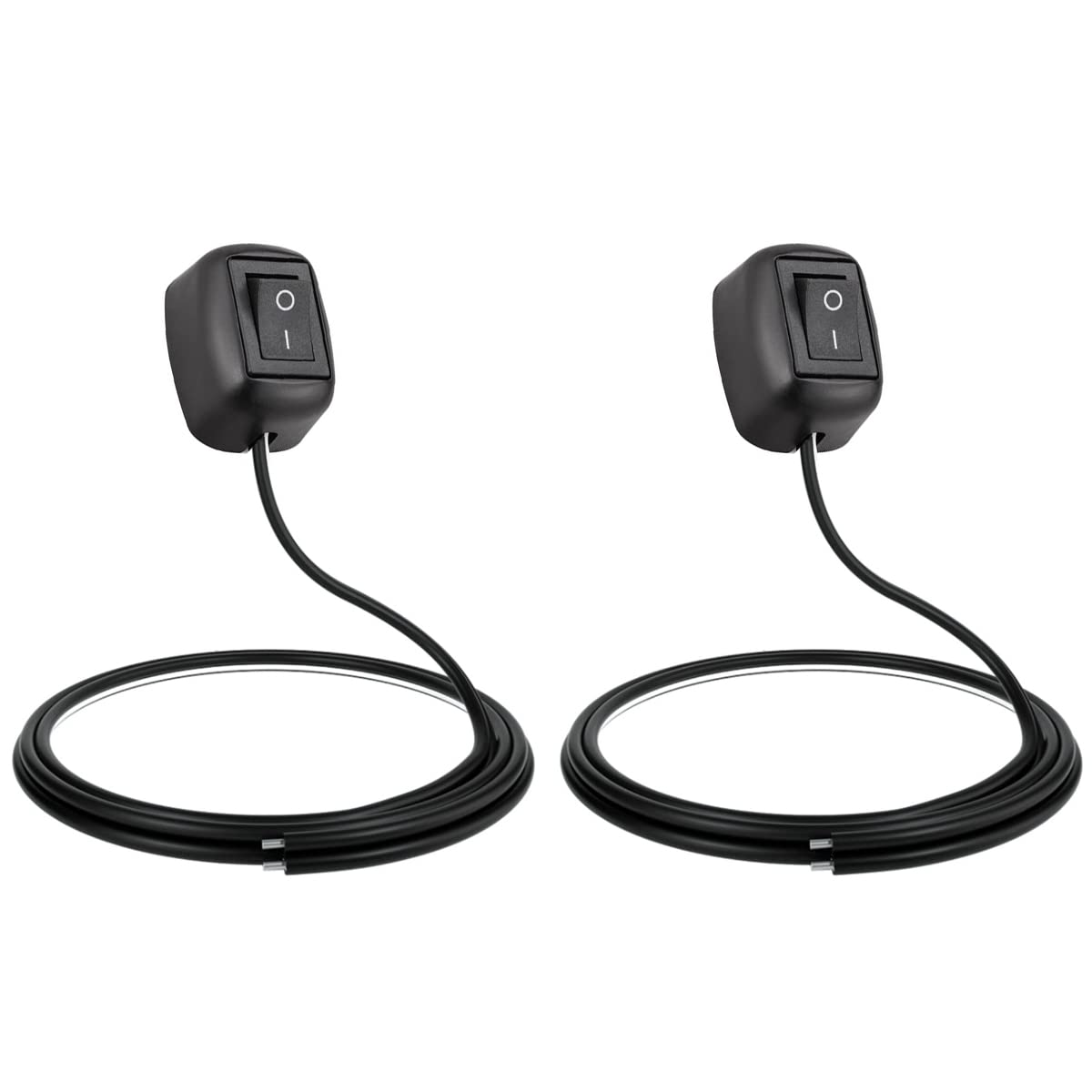 Amazon.com: QOFOWIN Paste Type Switch Car Push Button Switch ON/Off DC5/12V24 Surface Mount ...