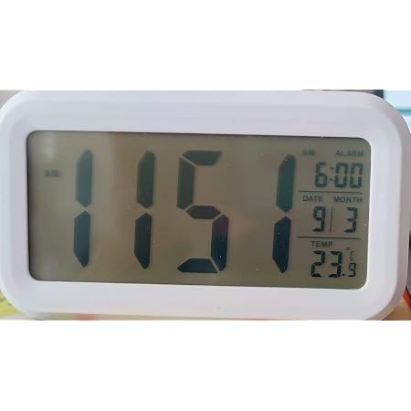 Buy Ajanta Quartz Plastic Digital Alarm and Table clock, (13 x 8 x 4 cm ...