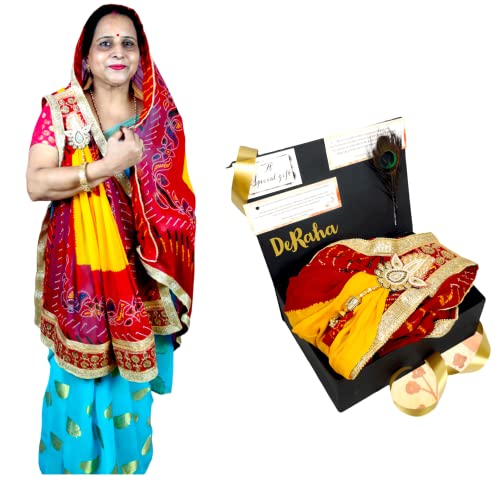Buy DeRaha Rajasthani Odhana - Authentic Marwadi Style | Chunri Odhana ...
