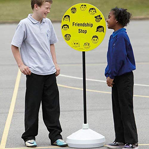 TTS TTPWSTOP Friendship Stop Playground Sign, Wall Mountable : Amazon ...