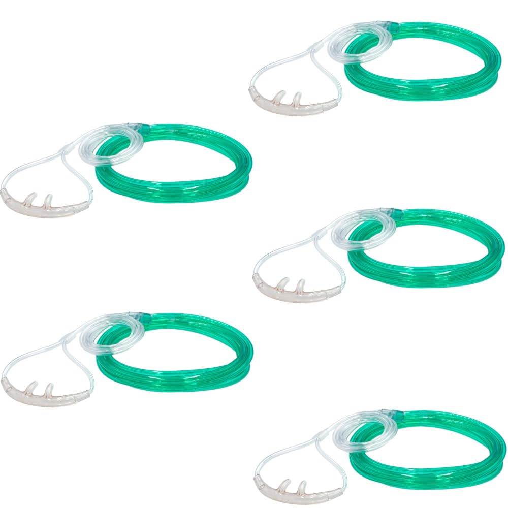 Amazon.com: JWYN 5pk 7Ft Adult Oxygen Nasal Cannula, High Flow, Salter ...